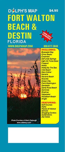 Ft. Walton Beach/Destin Fold Map | Dolph Map Company